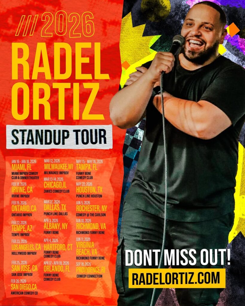 Radel Ortiz Returns With a Massive 2026 Comedy Tour See the Full ...